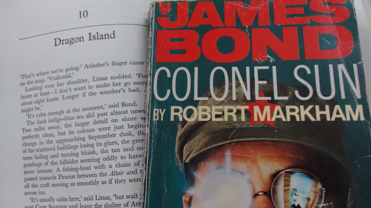 A Bond Movie Fan’s First Time Reading Colonel Sun – Out Of Lives